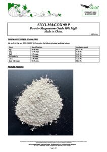 5.4.1.2 SICO-MAGOX 90 P ex China | Sico